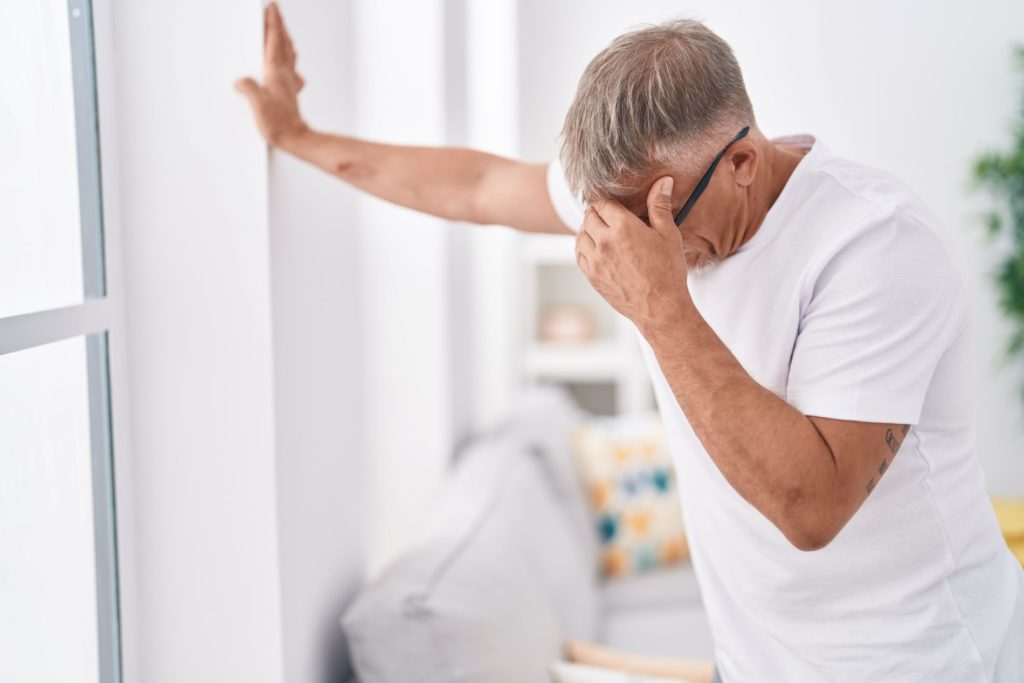 Feeling dizzy when blood pressure rises suddenly?